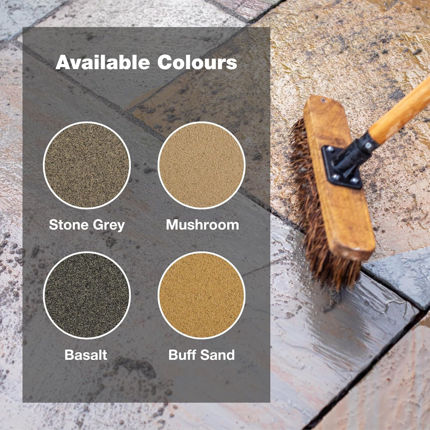 EasyJoint Sweep In Paving Grout & Jointing Compound Stone Grey 12.5kg ...