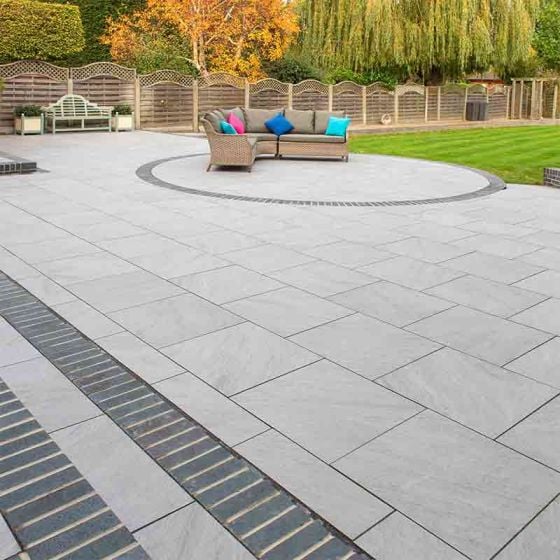 Brett Porcelain Paving Eclipse 600x600x20mm Lunar | Pattrick & Thompsons