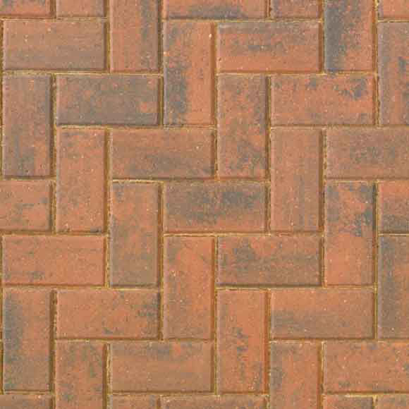 Omega Block Paving 200x100x50mm Brindle | Pattrick & Thompsons