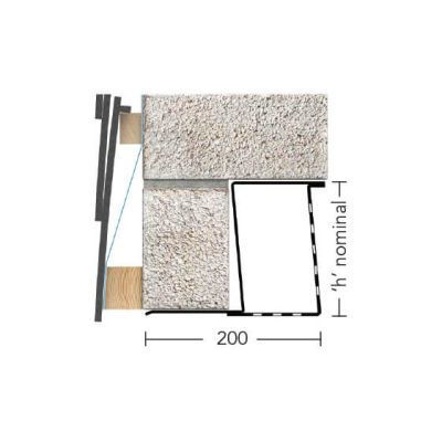 Keystone Solid Wall Box Lintel BOX/K-100 1200mm | Pattrick & Thompsons